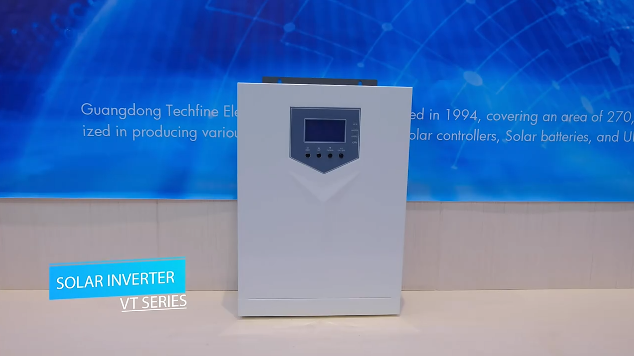 Video of harbor freight solar battery, residential solar inverter- Techfine