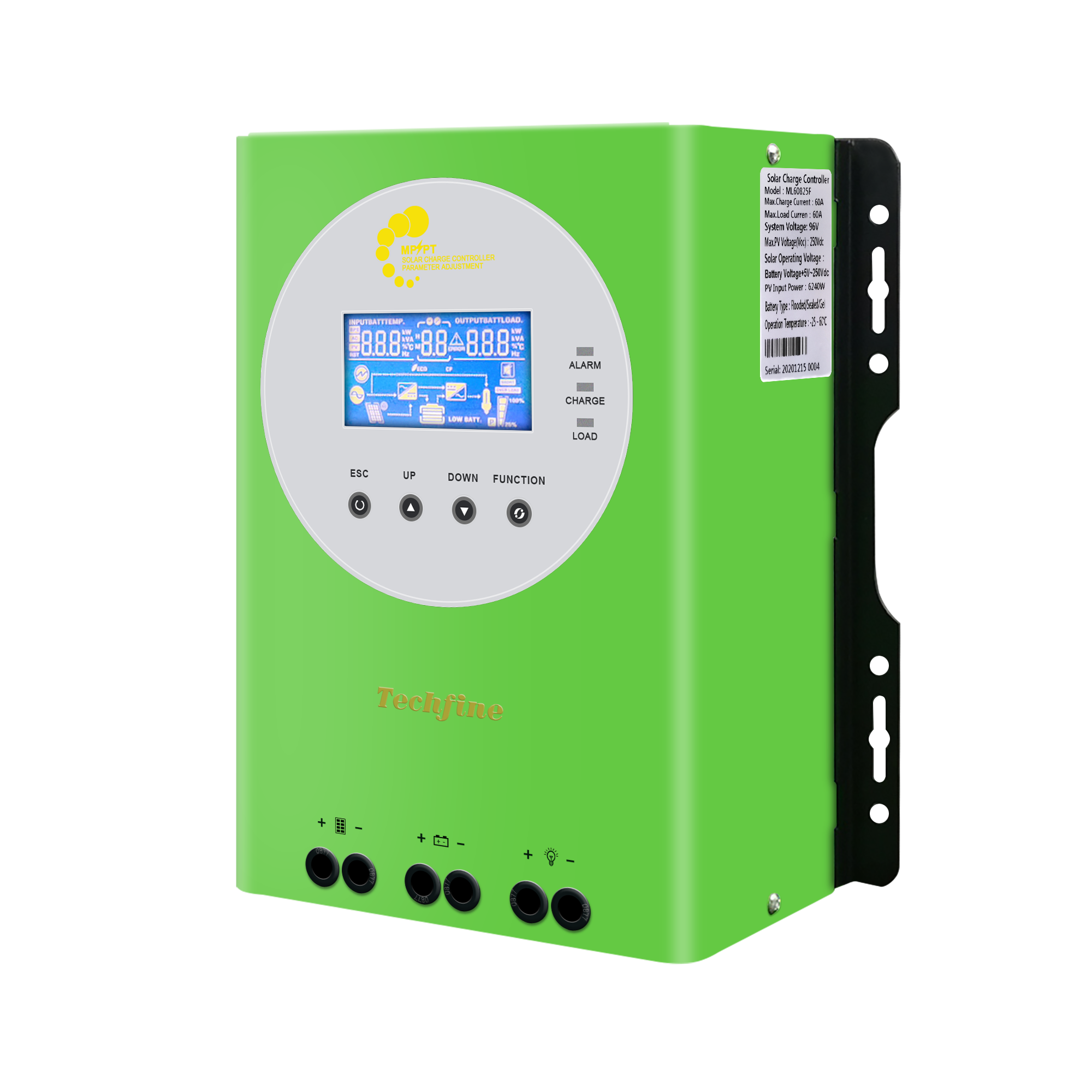 Techfine 60A Solar Charge Controller 12/24/36/48V For Solar System from ...